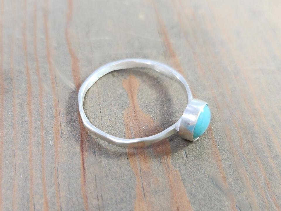 Kingman Turquoise Ring | BloomingOak Design